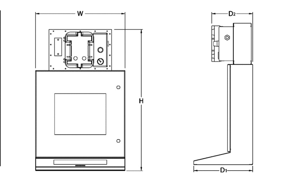 Model # 2669, 21.5" DisplaF14:F35y X-Purge Class I, Division 1 ...