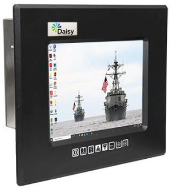 Model # 2471MA, 10.4" Rugged Panel Mount Military Monitors On Daisy ...