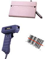Model # 381, Wand Bar Code Scanner with Wedge On Daisy Data Displays, Inc.